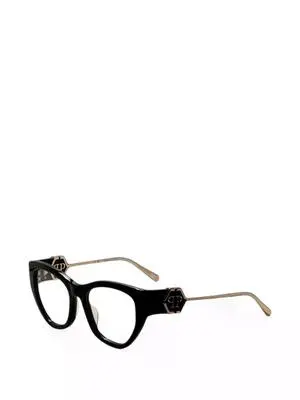 Philipp Plein Logo-plaque Cat-eye Glasses