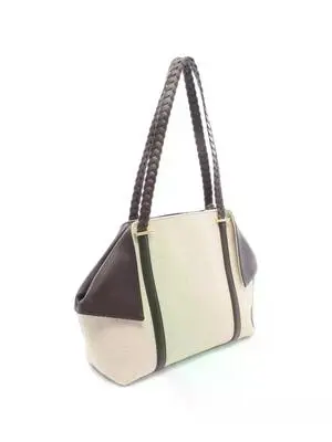 FERRAGAMO Braided Handle Tote Bag
