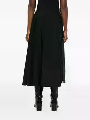 Sacai Belted Cargo Midi Skirt