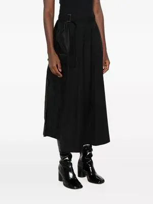 Sacai Belted Cargo Midi Skirt