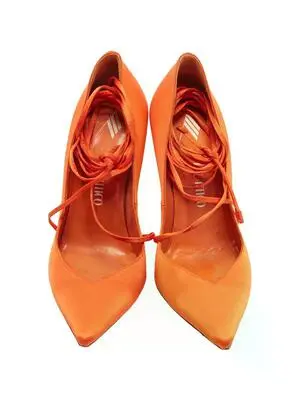 Attico Venus Lace-up Heeled Pumps