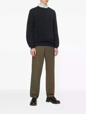 Fred Perry Embroidered-logo Crew-neck Sweater