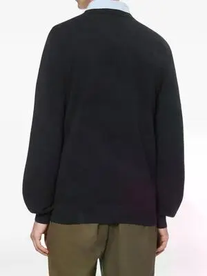 Fred Perry Embroidered-logo Crew-neck Sweater