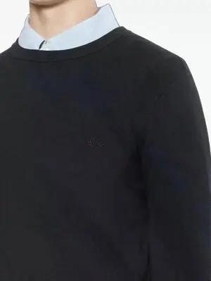 Fred Perry Embroidered-logo Crew-neck Sweater