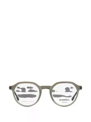 MOREL Kalmar Round-frame Glasses - Grey