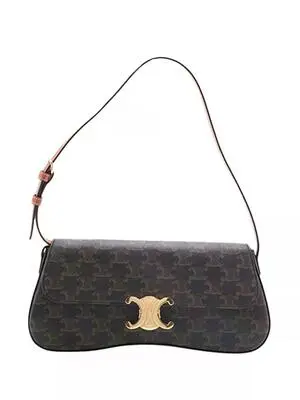 Celine 2015-2026 Triomphe Coated Canvas Lola Shoulder Bag