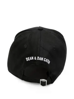 Dsquared2 Logo-embroidered Distressed Baseball Cap