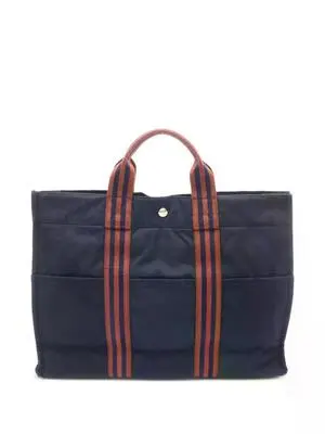 Hermès 2000s Fourre Tout Mm Tote Bag - Blue