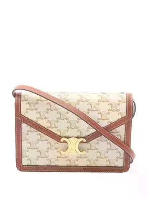 Celine Triomphe Cross Body Bag - Neutrals