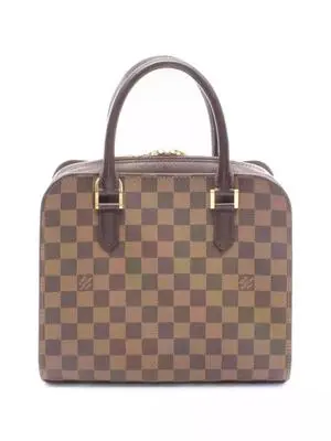 LOUIS VUITTON Damier Ébène Triana Handbag