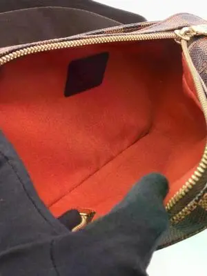 LOUIS VUITTON 2004 Geronimos Damier Ebene Belt Bag