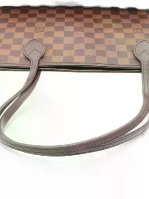 LOUIS VUITTON 2016 Gm Neverfull Damier Ebene Tote Bag - Brown