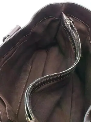 Celine 2000s Boogie Topstitching Tote Bag - Brown