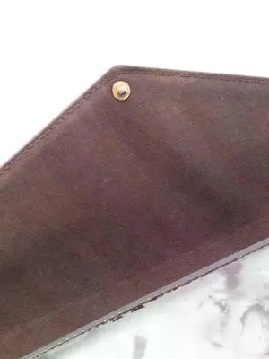 LOUIS VUITTON 2019 Felicie Monogram Clutch Bag - Brown