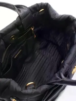 Prada 2000s Tessuto Bomber Tote Bag - Black