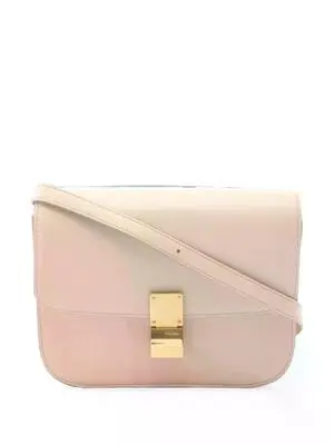 Celine 2010s Medium Classic Box Shoulder Bag - Neutrals