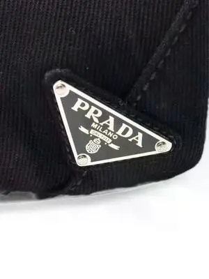 Prada 2010s Canapa Logo-embossed Tote Bag