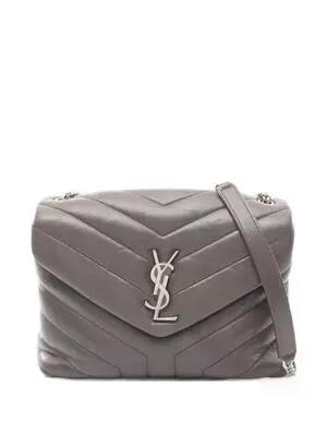 Saint Laurent 2010s Small Loulou Shoulder Bag - Grey