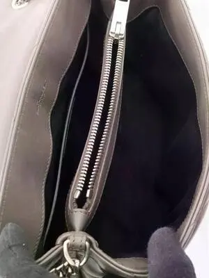 Saint Laurent 2010s Small Loulou Shoulder Bag - Grey
