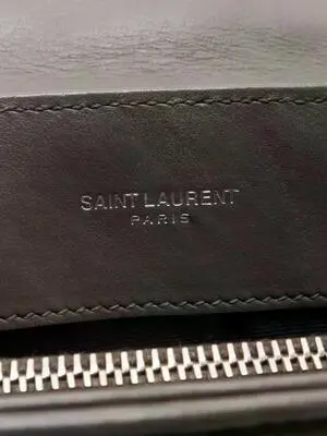 Saint Laurent 2010s Small Loulou Shoulder Bag - Grey
