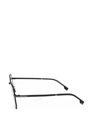 BOSS Geometric Frame Eyeglasses