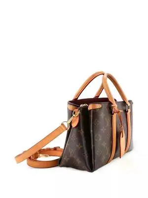 LOUIS VUITTON Monogram Canvas Satchel - Brown
