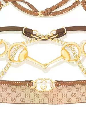 Gucci Gg Printed Silk Scarf