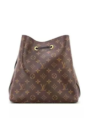 LOUIS VUITTON Monogram Canvas Neonoe Mm Bucket Bag - Brown