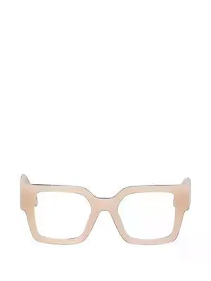 Off-White Square-frame Optical Glasses - Neutrals