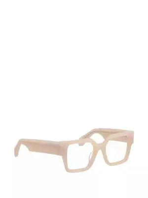Off-White Square Frame Eyeglasses - Neutrals