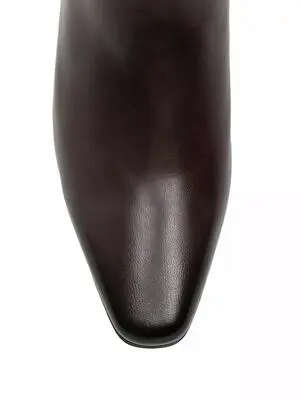 PANTANETTI Leather Ankle Boots - Brown