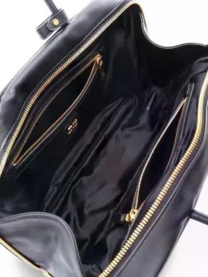 Miu Miu Leather Embossed Logo Top Handle Bag