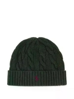 Polo Ralph Lauren Cable-knit Beanie Hat - Green
