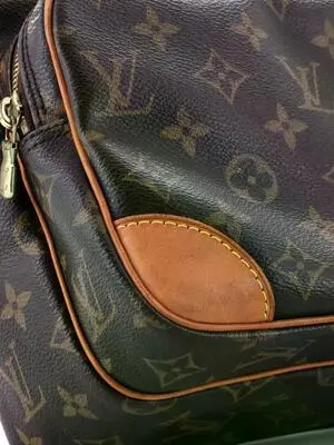 LOUIS VUITTON Monogram Canvas Messenger Bag - Brown