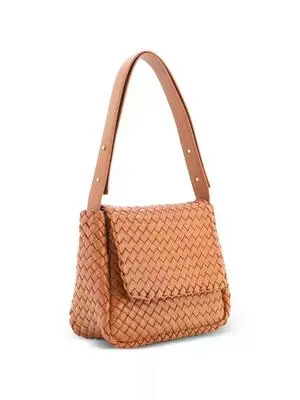 Bottega Veneta Cobble Flap Shoulder Bag - Brown