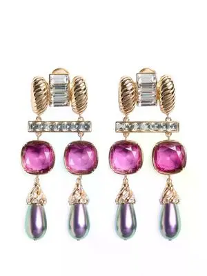 Valentino Garavani Hypergoutte Crystal-embellished Earrings