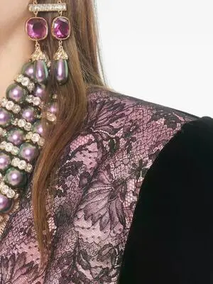 Valentino Garavani Hypergoutte Crystal-embellished Earrings