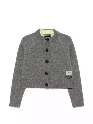B.B. WALACE Sherman Button-up Cropped Cardigan - Grey