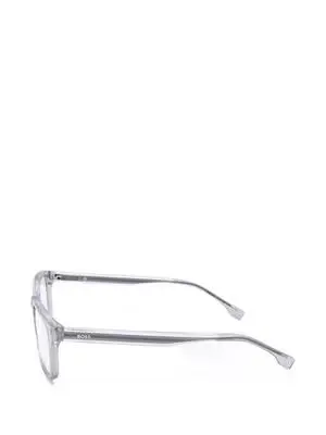 BOSS Rectangle-frame Glasses - Grey