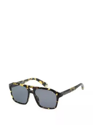 Philipp Plein Tortoiseshell-effect Pilot-frame Sunglasses - Brown