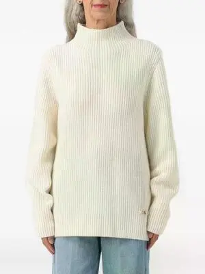Michael Kors Ribbed-knit Mock-neck Sweater