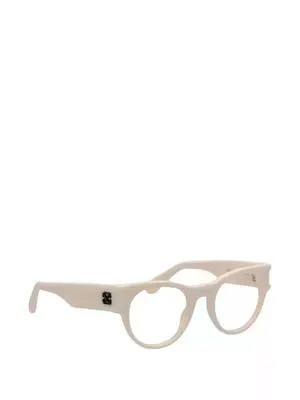 Off-white Round Frame Eyewear For Men