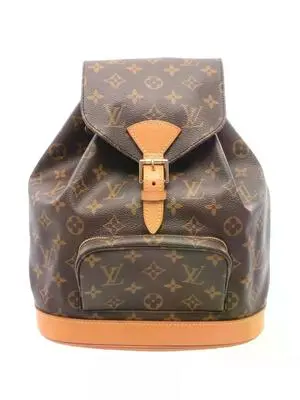 LOUIS VUITTON 1998 Monogram Montsouris Mm Backpack - Brown