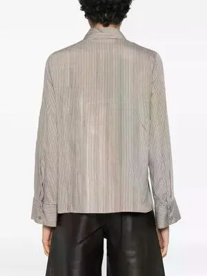 Peserico Striped Long-sleeve Shirt