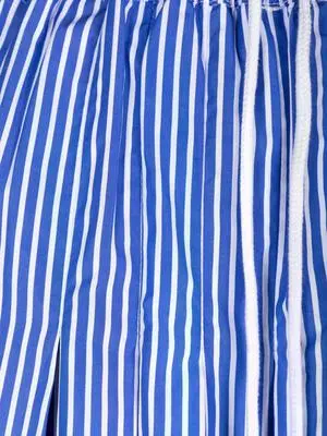 ARLO MOTT Striped Pleated Skirt