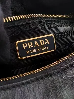 Prada Logo-plaque Shoulder Bag