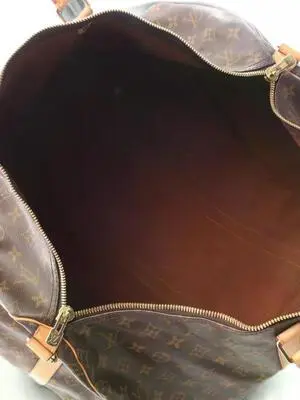 LOUIS VUITTON Keepall Bandouliere Boston Bag - Brown