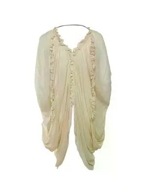 Zimmermann Illuminate Draped V-neck Blouse