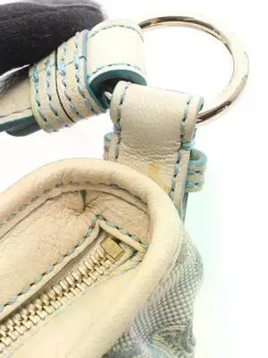 Celine 2000s Paris Macadam Buckle Shoulder Bag