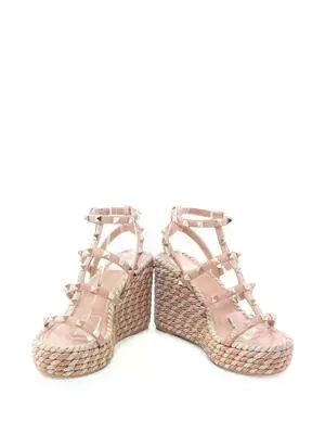 Valentino Garavani Rockstud Wedge Sandals